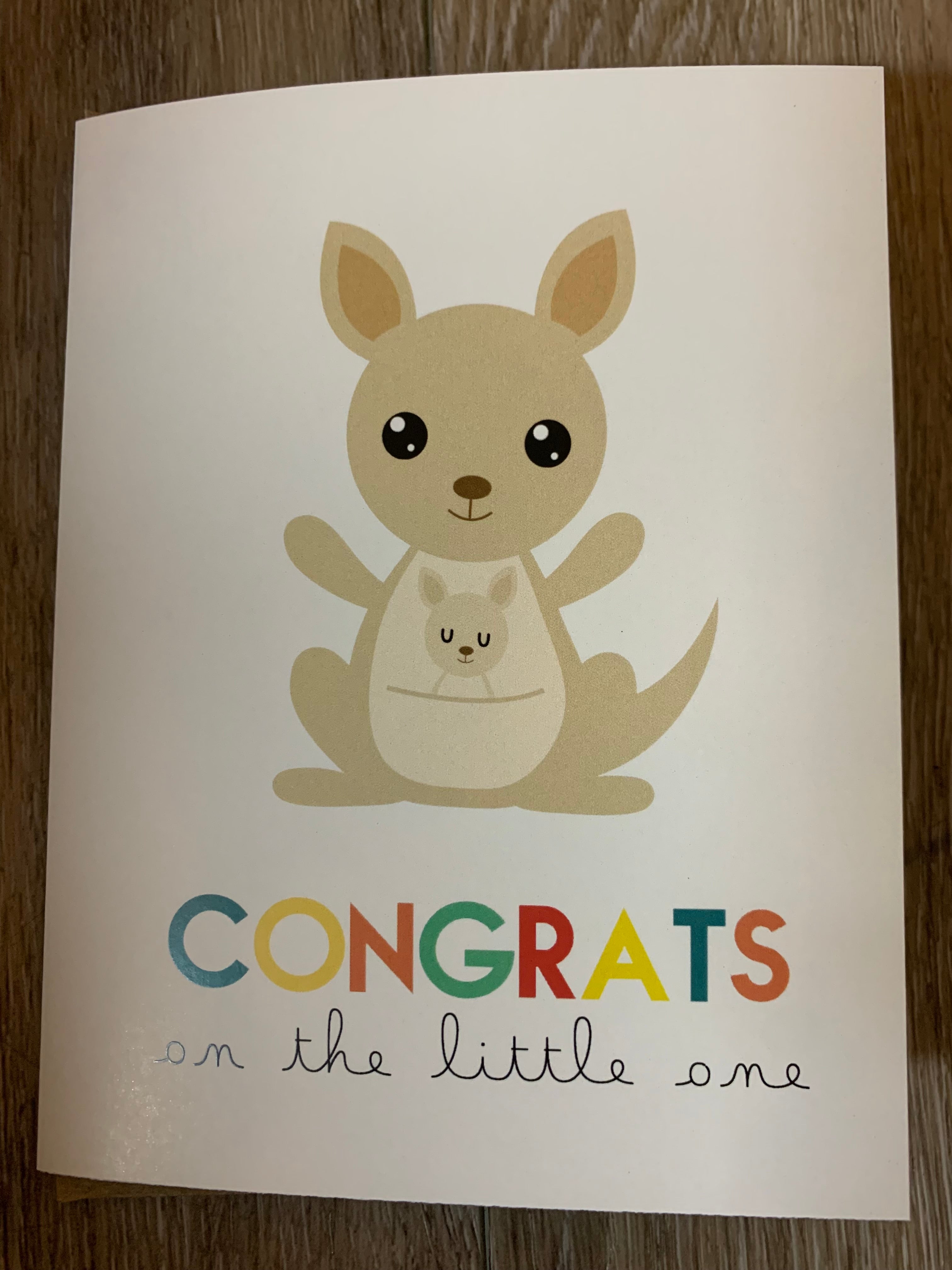 Baby- Kangaroo Card – RainFlorist